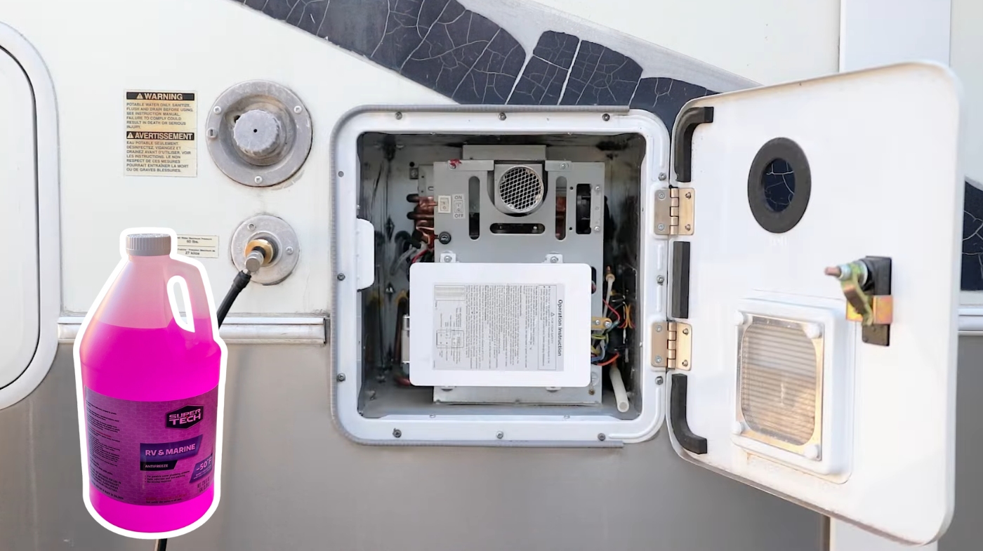 How to Winterize a RV Water Heater: Pump In Protection